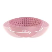 China Pet Feeding Bowl Round Silicone Dog Bowl Slow Feeder for Healthy Eating Interactive Feeder for sale