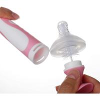 China Silicone Bottle Cleaning Brush With Nipple Cleaner For Baby Bottles 10.4*2.2 in /26.5*5.8 for sale