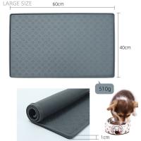 China Silicone Dog Cat Bowl Mat Non-Stick Food Pad with Multiple Color and Custom Printing for sale