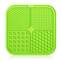 China Silicone Pet Lick Mat With Suction Cups Perfect for Slow Feeder Dog Bowls and Bathing for sale