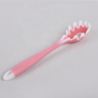China Non-stick Portable Silicone Pasta Spoon for Cooking Eco-friendly Kitchen Utensil for sale