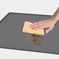 China Custom Color Silicone Dog Food Mat Tray Non-slip Waterproof Pet Feeding Mat Bpa Free for sale