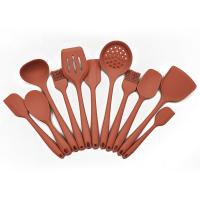 China 11-Piece Silicone Kitchen Utensil Set with Round Holder Multi-Functional Cooking Tools for sale
