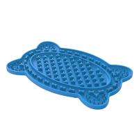 China Food Grade Silicone Distracting Pet Cat Paw Slow Feeder Pad For Dogs With Suction Cups for sale