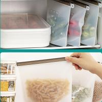 China Reusable Silicone Breast Milk Storage Bag Leak Proof Vacuum Sealed BPA Free Food Bag for sale