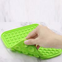 China Dogs' Favorite 20*20CM Silicone Pet Lick Mat with Suction Cup and Sustainable Design for sale