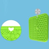 China Dogs' Favorite 20*20CM Silicone Pet Lick Mat with Suction Cup and Sustainable Design for sale