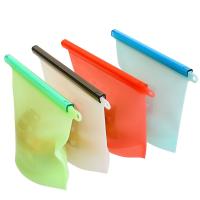 China Three-dimensional Type Food Grade Silicone Seal Reusable Storage Bag Custom Safe Pack for sale