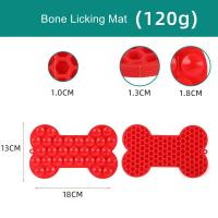 China Customized Silicone Dog Lick Mat for Slow Feeding Bone-Shaped and Suction Design for sale