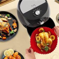 China 1.96cm*17cm*6.5cm Silicone Air Fryer Liner for Sustainable and Reusable Cooking Needs for sale