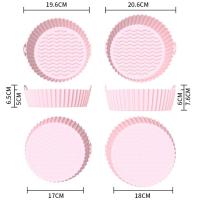 China 1.96cm*17cm*6.5cm Silicone Air Fryer Liner for Sustainable and Reusable Cooking Needs for sale