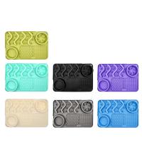 China BPA-Free Silicone Pet Food Bowl Mat for Dogs Puppies Temperature Resistance -40 to 250 for sale