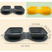 China Food Grade Silicone Pet Dog Bowls for Traveling and Camping Mold Compression Molding for sale
