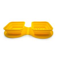 China Food Grade Silicone Pet Dog Bowls for Traveling and Camping Mold Compression Molding for sale