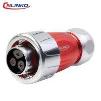 China Cnlinko DH 16 Series Locking Screw Type 3 Pin Waterproof Cable Power Plug Connector for sale