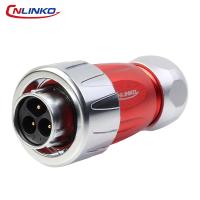 China Cnlinko DH 16 Series Locking Screw Type 3 Pin Waterproof Cable Power Plug Connector for sale