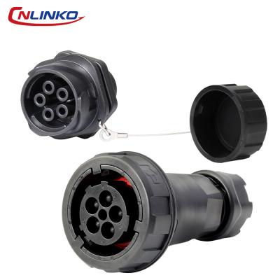 China Cnlinko DL28 Series 2 3 4 5 Pin Waterproof Wire Connector Circular Aviation Plug Power Led Connector for sale