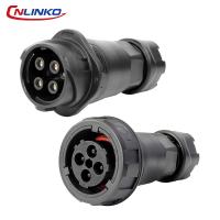 China Cnlinko DL28 Series 2 3 4 5 Pin Waterproof Wire Connector Circular Aviation Plug Power Led Connector for sale