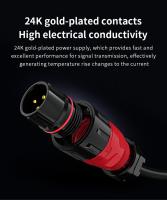 China Cnlinko YM 24 2 Pin Plastic Circular Single Hole Waterproof Aviation Plug Connector Male and Female Socket Industrial Connectors for sale