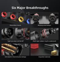 China Cnlinko YM 24 11 Pin Plastic Circular Single Hole Waterproof Aviation Plug Connector IP68 Male and Female Socket Power Connector for sale