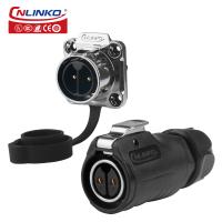China Cnlinko LP 20 2 Pin Plastic and Metal Aviation Connectors Wiring Screw Ip68 Waterproof Cable Connector for sale