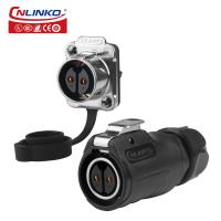 China Cnlinko LP 20 2 Pin Plastic and Metal Aviation Connectors Wiring Screw Ip68 Waterproof Cable Connector for sale