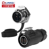 China Cnlinko LP 20 2 Pin Plastic and Metal Aviation Connectors Wiring Screw Ip68 Waterproof Cable Connector for sale