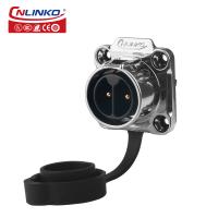 China Cnlinko Connector Manufacturer LP20 2 Pin IP68 Screw Type Waterproof Wire Connector for sale