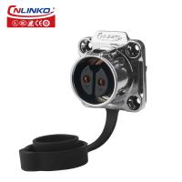 China Cnlinko Connector Manufacturer LP20 2 Pin IP68 Screw Type Waterproof Wire Connector for sale