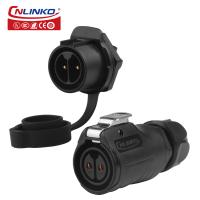 China Cnlinko LP20 Series 2 Pole Locking Screw Type LP-20-2 Pin Wiring Screw Plastic Circular Waterproof Aviation Plug Connector for sale