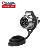China Cnlinko LP-16-3 Pin Ip68 Connector  Industrial Plastic and Metal Wiring Screw Waterproof Aviation Plug Connector 3 Pin Plug for sale