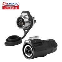 China Cnlinko LP-16-3 Pin Ip68 Connector  Industrial Plastic and Metal Wiring Screw Waterproof Aviation Plug Connector 3 Pin Plug for sale