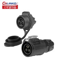 China Cnlinko LP16 3 Pin Ip68 Connector Plastic Wiring Screw Circular Waterproof Aviation Plug Connector 3 Pin Electric Wire Connector for sale