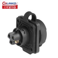 China Cnlinko LP-16-3 Pin Plastic Wiring Screw Circular Waterproof Aviation Plug Connector for sale