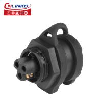 China Cnlinko LP-16-3 Pin Plastic Wiring Screw Circular Waterproof Aviation Plug Connector for sale