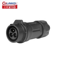 China Cnlinko LP-16-3 Pin Plastic Wiring Screw Circular Waterproof Aviation Plug Connector for sale