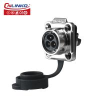 China Cnlinko LP-16-3 Pin Metal Wiring Screw Circular Waterproof Aviation Plug Connector for sale