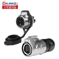 China Cnlinko Connector Manufacturer LP-16-2 Pin Metal Wiring Screw Waterproof Aviation Plug Waterproof Connector Ip68 for sale