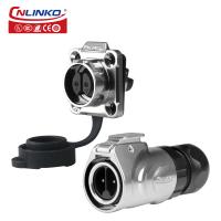China Cnlinko Connector Manufacturer LP-16-2 Pin Metal Wiring Screw Waterproof Aviation Plug Waterproof Connector Ip68 for sale