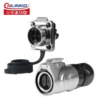 China Cnlinko Connector Manufacturer LP-16-2 Pin Metal Wiring Screw Waterproof Aviation Plug Waterproof Connector Ip68 for sale