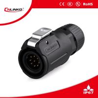 China Cnlinko LP-16-2 Pin Metal Wiring IP68 Screw Circular Waterproof Aviation Plug Connectors for sale