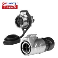 China Cnlinko LP-16-2 Pin Metal Wiring IP68 Screw Circular Waterproof Aviation Plug Connectors for sale