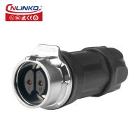 China Cnlinko LP-16-2 Pin Plastic and Metal Aviation Connectors Wiring Screw Circular Waterproof Aviation Plug Connector for sale