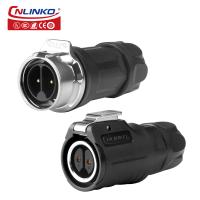 China Cnlinko LP-16-2 Pin Plastic and Metal Aviation Connectors Wiring Screw Circular Waterproof Aviation Plug Connector for sale