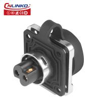 China Cnlinko LP-16-2 Pin Plastic and Metal Aviation Connectors Wiring Screw Circular Waterproof Aviation Plug Connector for sale