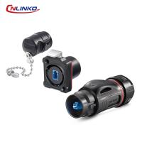 China CNLINKO BD24 Plastic Industrial Waterproof Cable Panel Mount Connector for sale