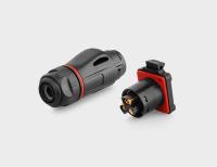 China CNLINKO BD24 Plastic Industrial Waterproof Cable Panel Mount Connector for sale
