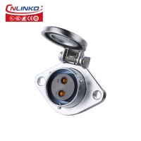 China CNLINKO IP68 Waterproof M20 2 Pin Butt Plug High Voltage 2 Pin Electrical Connector for sale