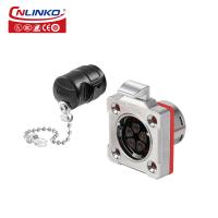 China CNLINKO Wire Connector M20 5 Pin IP68 Waterproof Solder Copper Pin Power Plug Connector for sale