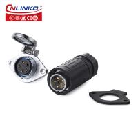 China CNLINKO IP68 Waterproof 5 Pin Male Female Panel Mount Plug Socket Cable Connector for Laundry Device for sale